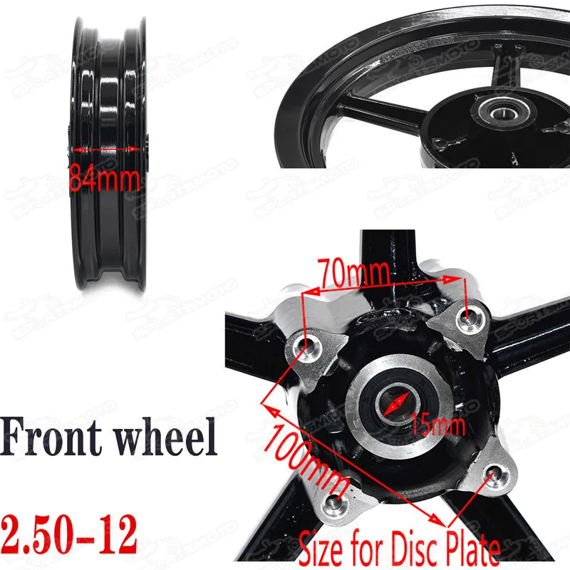 Pit Bike 150cc 160cc 190cc Sdg Motard Mag Wheel Alloy Rims 12 Inch ...