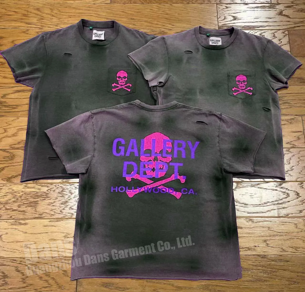 Custom Unisex Distressed Raw Hem Fitted Tee Cotton Screen Print Graphic ...