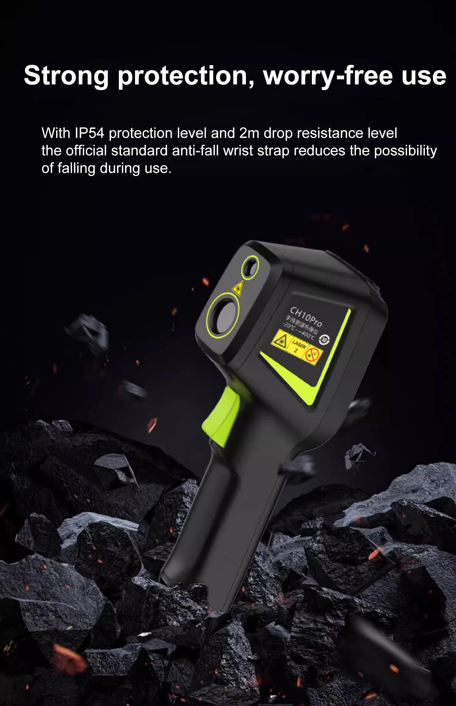 Lcd Display Screen Thermal Imager Handheld Infrared Thermal Imaging ...