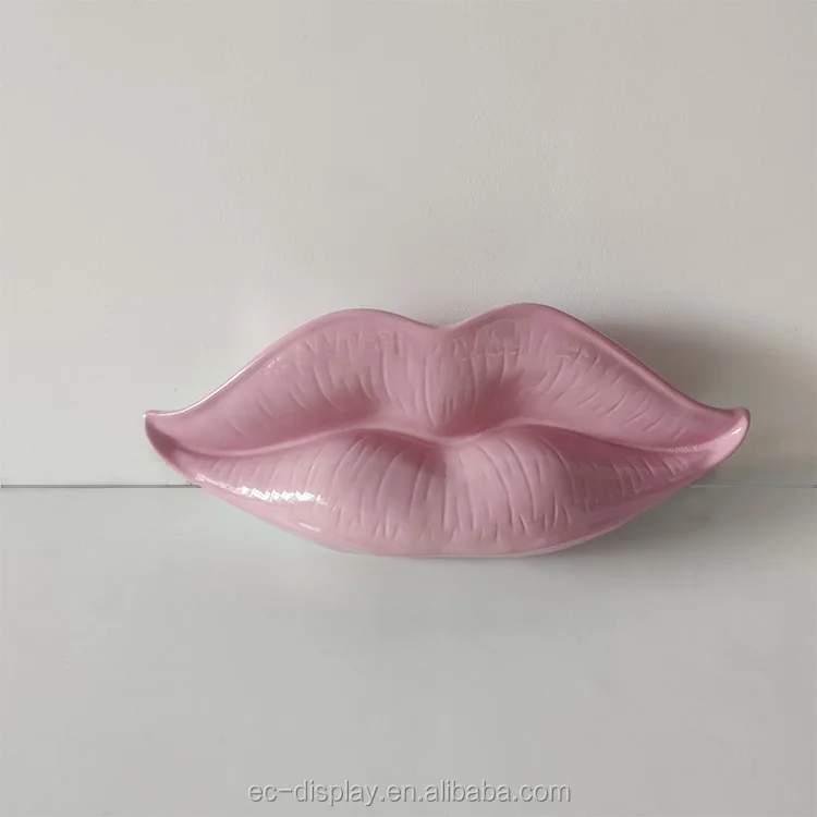 Custom Fiberglass Lip Window Display Prop Big Fiberglass Lip Sculpture ...