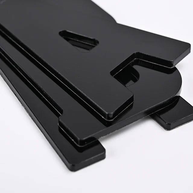 Custom 3D Epoxy Gel Letter Number Plate with 3M 468 Tape