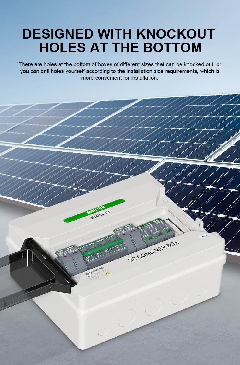 Waterproof Electrical Panel Combiner Box 4 in & 2 Out Pv Battery Pv ...