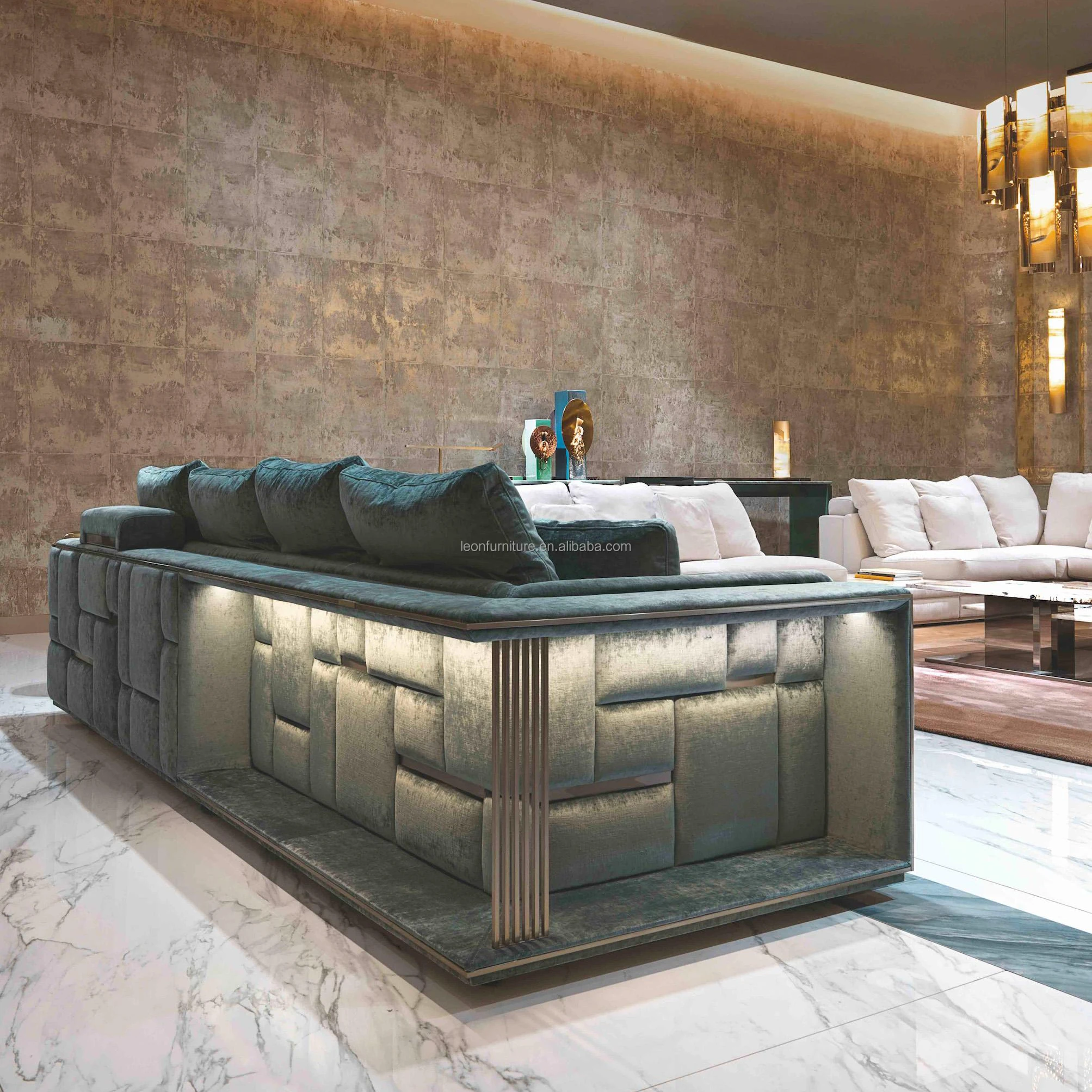 Modern Luxury Furniture Living Room Sofa Set by LEON HOME