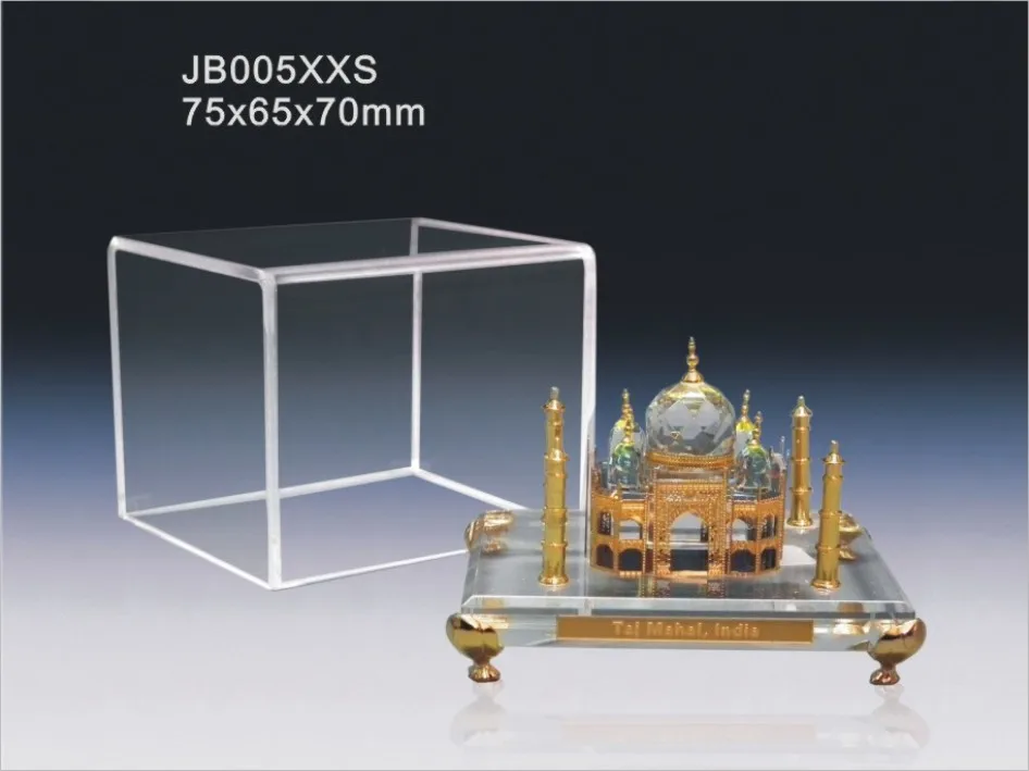 Famous Indian Religious Crystal Building Model Taj Mahal Crystal Model ...