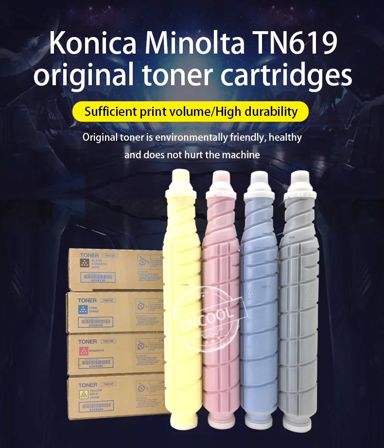 Original Tn619 Konica Minolta Toner Cartridges Certified Tn 619 Asia ...