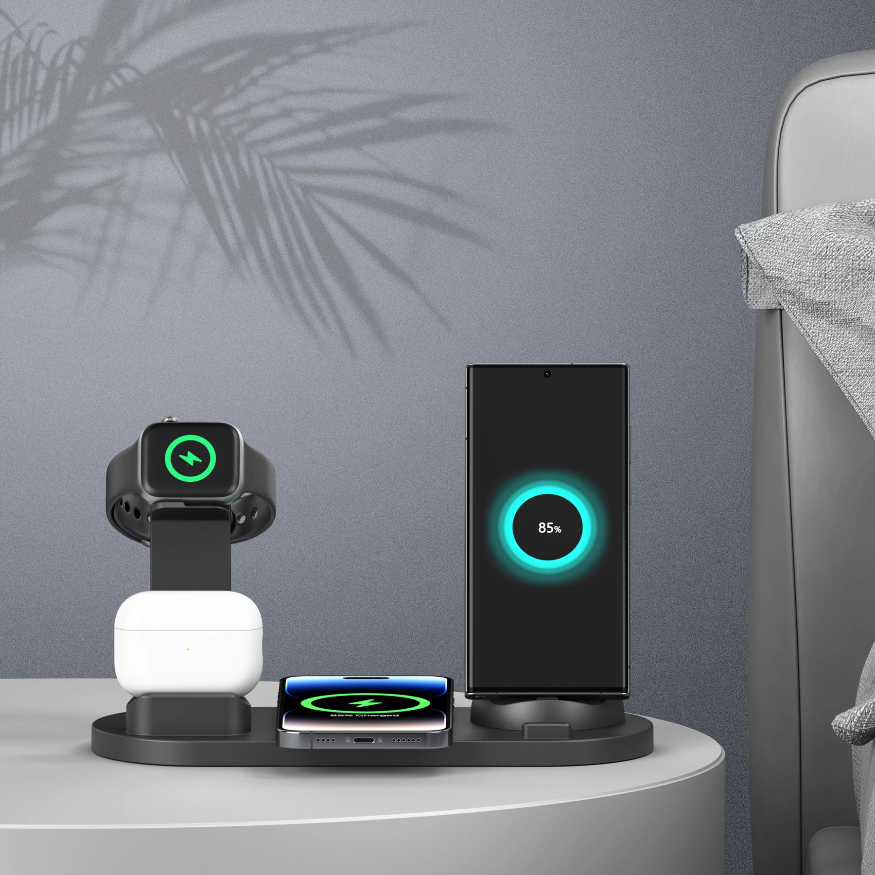 Phone Popular Multifunctional 6 In1 4 In 1 3 In 1 Wireless Charger Fast ...