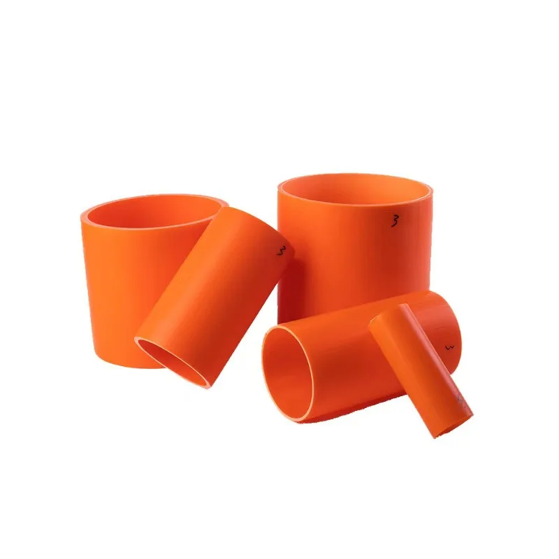 Orange MPP Custom Marked Power Duct Durable PP Plastic Tubes for Easy ...