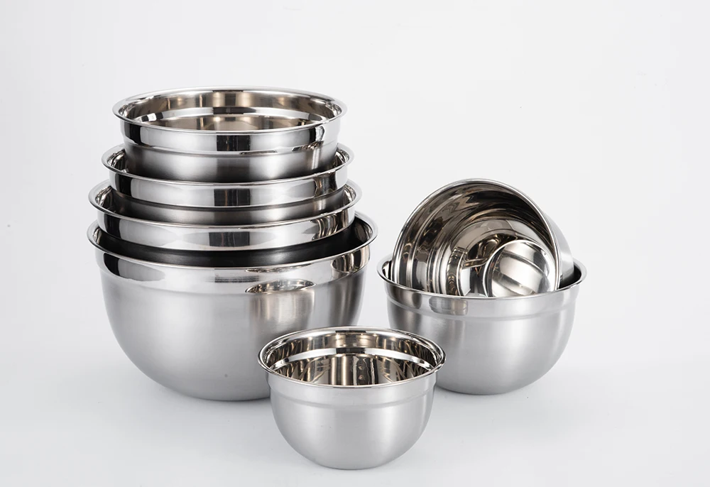 Hot Sale SS304 Korean Bowl Stainless Steel Fruit Bowl Customer Logo ...