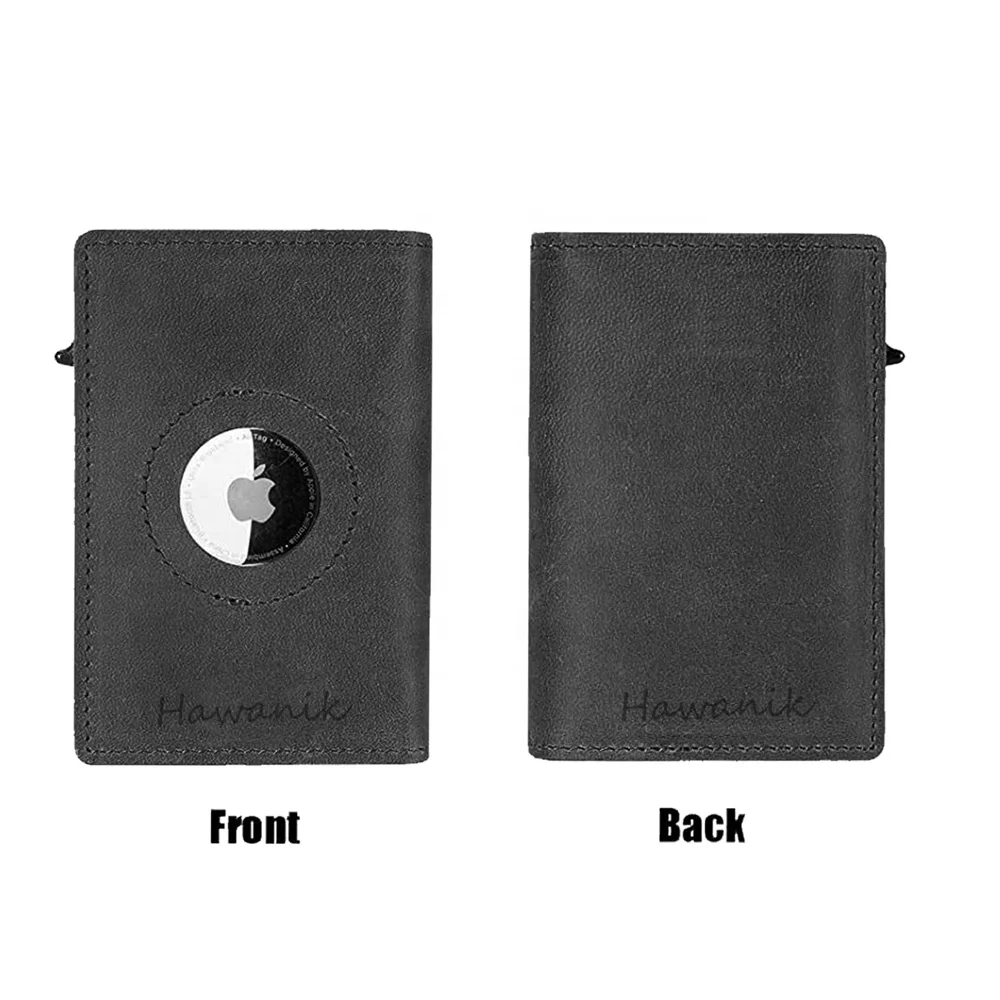 Airtag Magnetic Pop Up Cardholder Wallets Aluminum Metal Rfid Credit ...