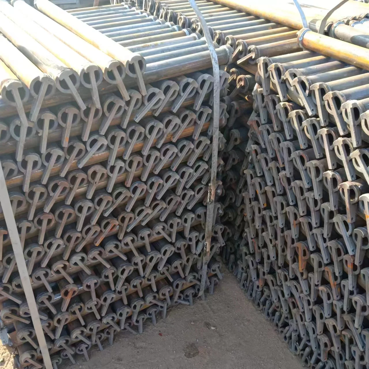3m Post Round Buckle Scaffolding Base Wall Ringlock Scaffolding ...