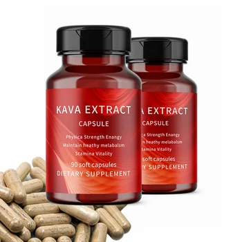 Private Label Health Food Supplement Kava Root Extract Capsules30% Kava ...