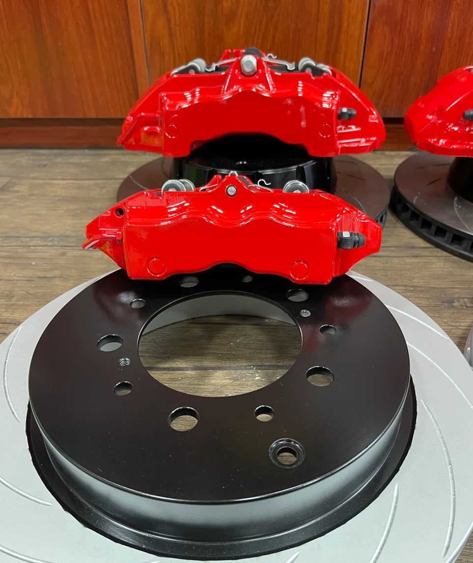 Racing Car Big Brake Caliper Kit Front 10 Piston 440 Brake Caliper Rear ...