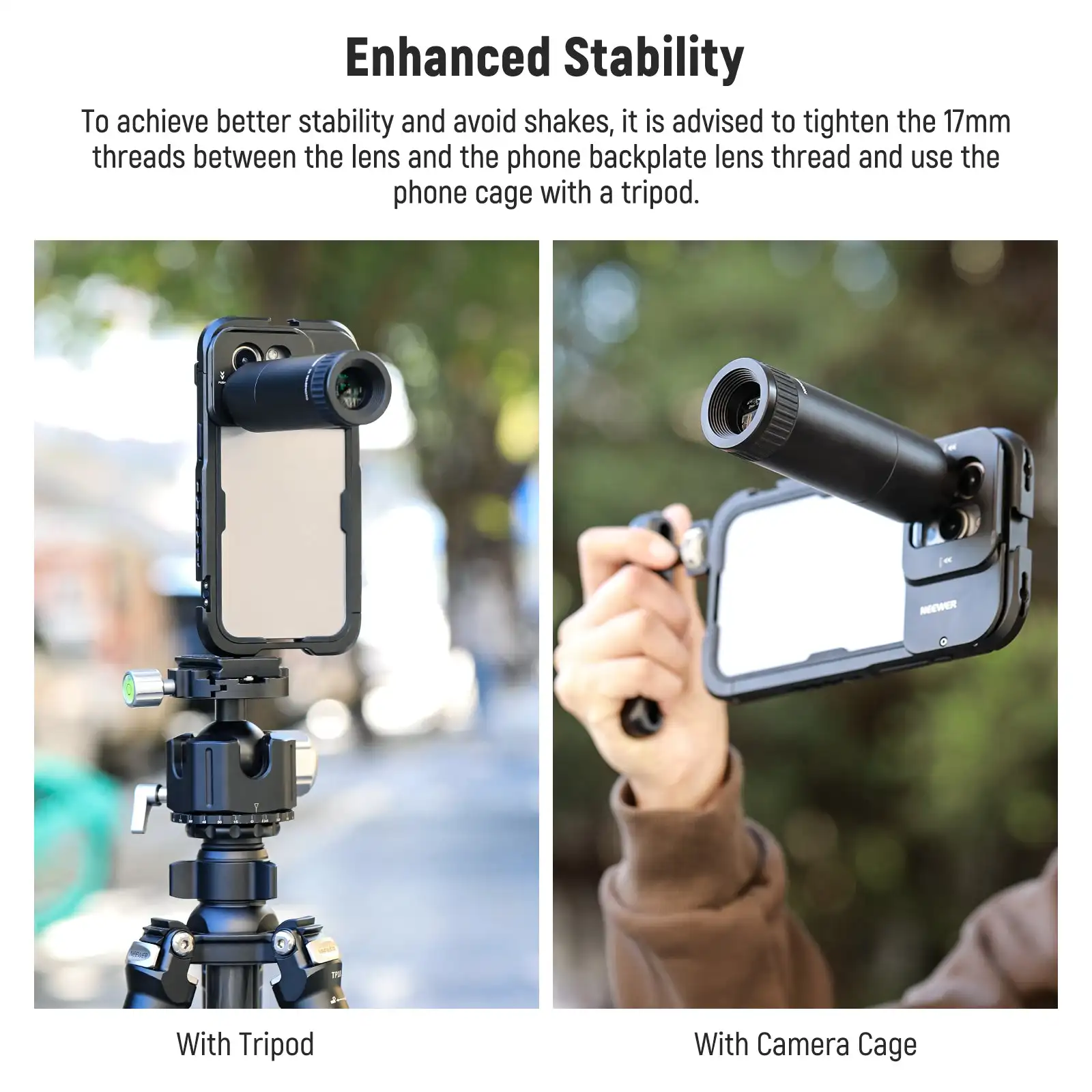 7x Magnification Phone Camera Lens Neewer Hd Telephoto Lens Only For ...