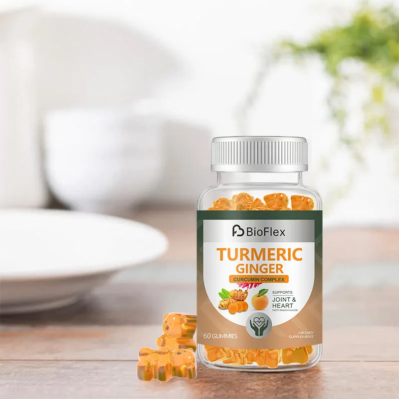 OEM Private Label Turmeric Curcuma Ginger Extract Gummies Supplements ...