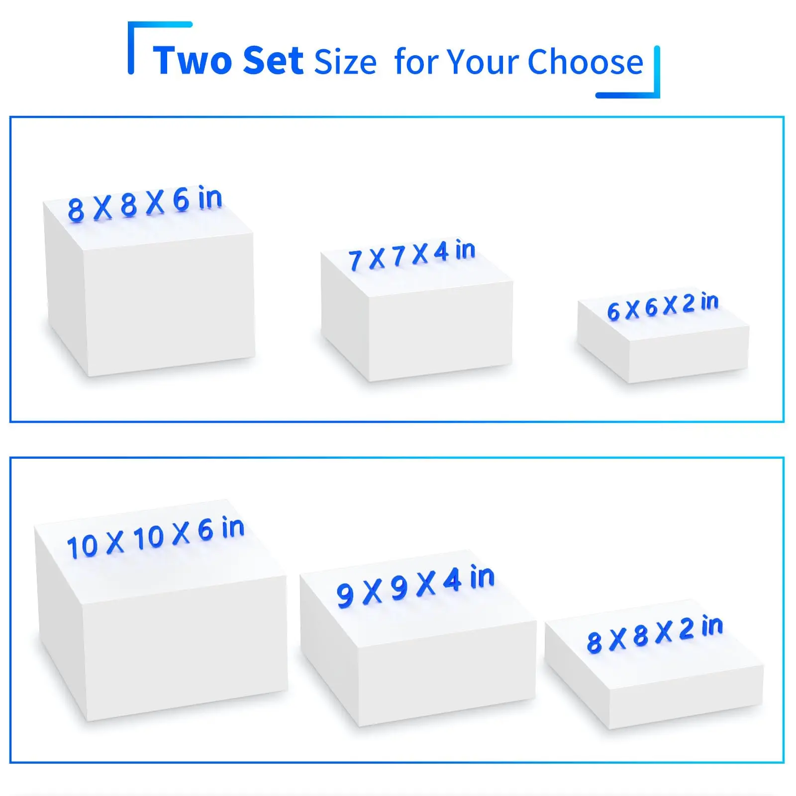 Clear Acrylic Wedding Decoration Buffet Display Food Risers Acrylic ...
