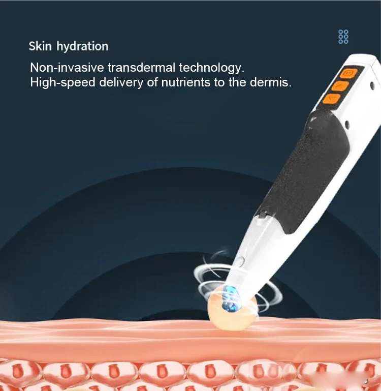 2024 Non Invasive High-pressure Water-light Instrument Facial Hydration ...