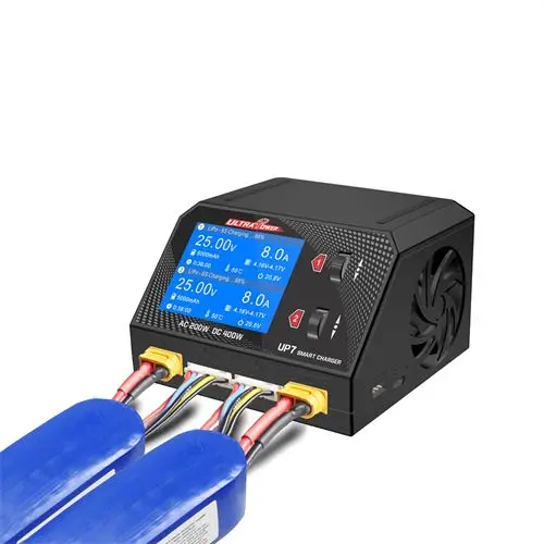Ultrapower Up7 Ac200w Dc400w 10a X 2 Dual Channel Balance Charger ...