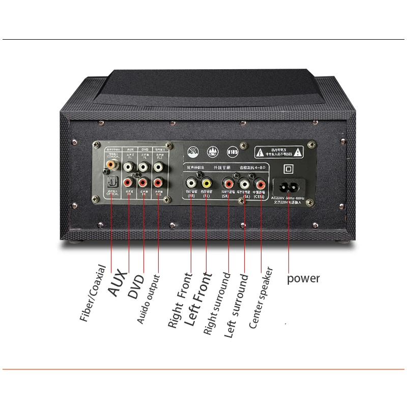 KYYSLB 5.1 Home Theater Audio Set - Wireless Surround Sound System for ...