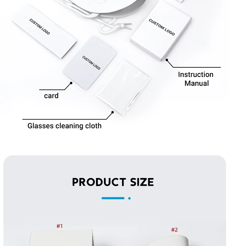 Luxury Fashion White Optical Glasses Box - Eco-friendly