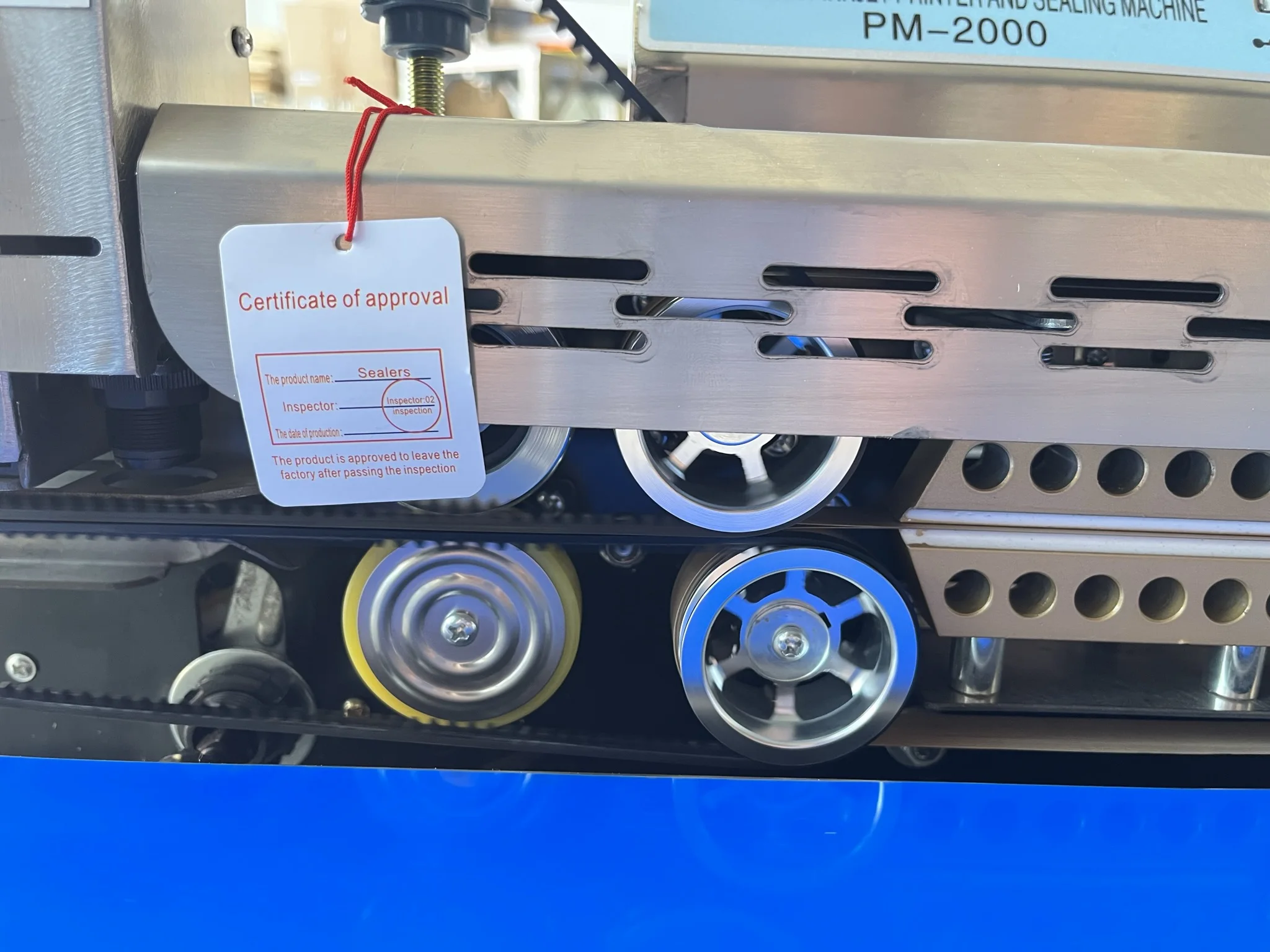 Automatic Pouch Sealer Inkjet Print Continuous Band Sealing Machine On ...