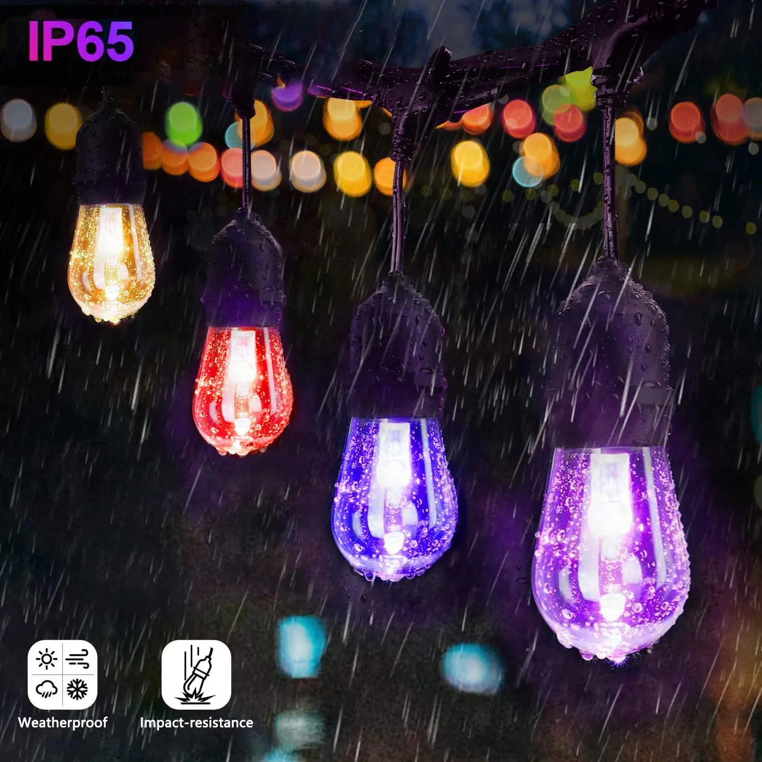 Rgb Wifi Acclarent Illumination Led Edison Rgb String Lights Rgb Lamp ...