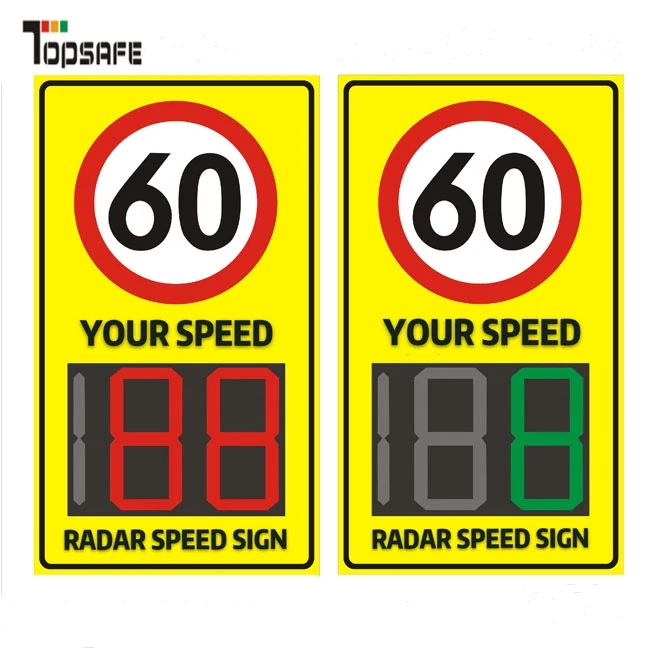 Radar Speed Sign LED Display for Highway Driver Speed Feedback Dynamic ...