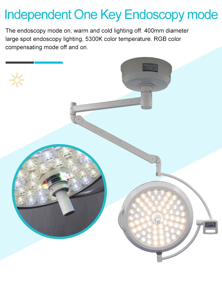 Iso Certificate Surgical Shadowless Operating Lamp Mobile Medical ...