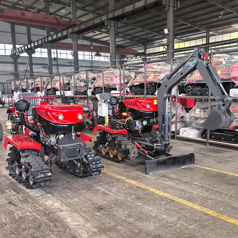 Alibaba.com: Small Crawler Tractor with cultivator, bulldozer, and ...