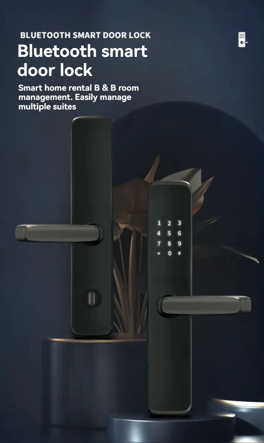 Wireless Anti-Theft Fingerprint Lock for Rental Rooms