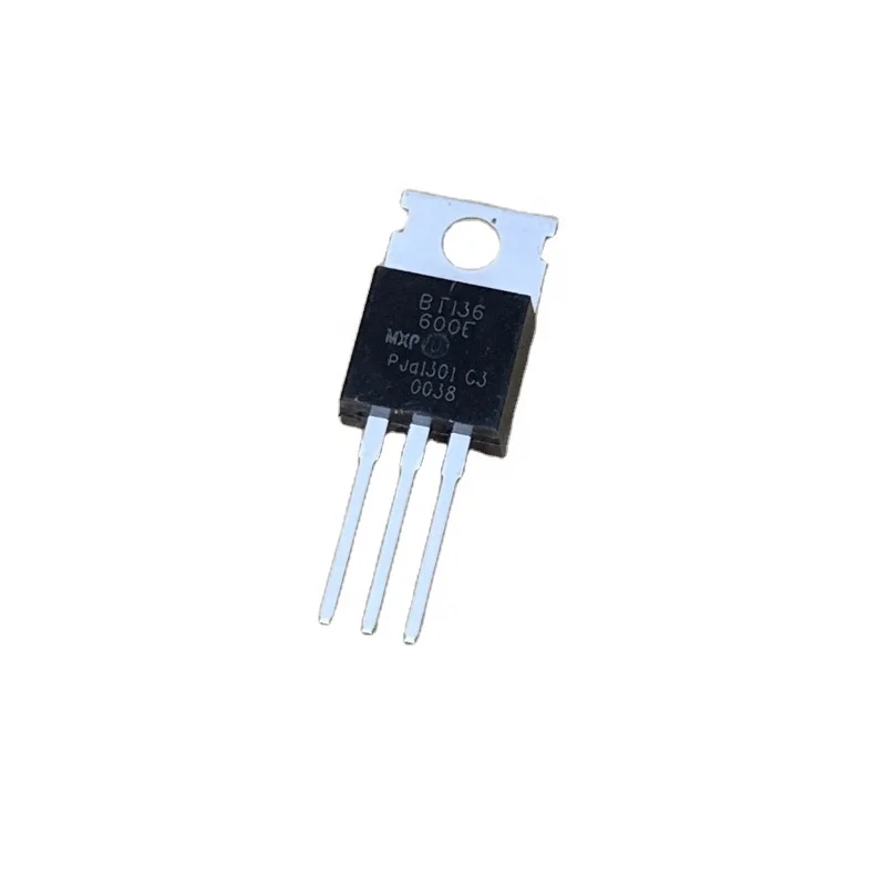 BT136-600D Transistor BT136 BT136-600E Through Hole TO-220 Thyristor ...