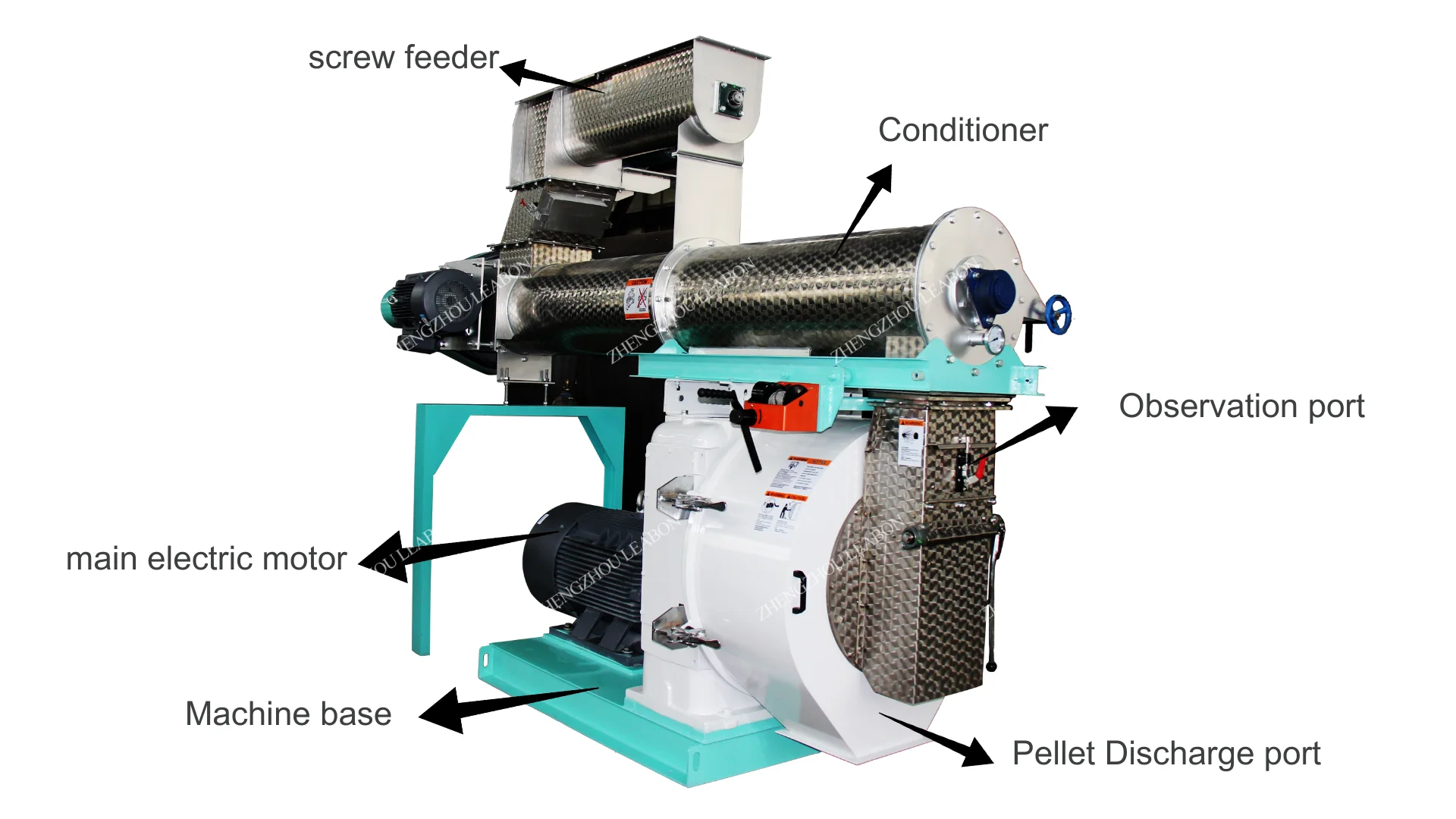 1000KG/H Farm Use Fodder Feed Processing Machine - Pellet Machine Rabbit