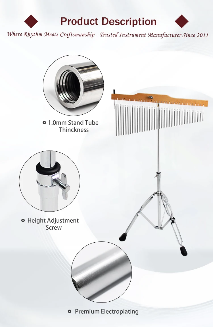 Factory Direct Percussion Music Instrument Aluminum 25/36 Tone Sliver ...