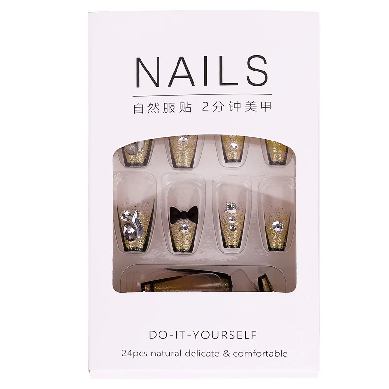 Reusable Handmade Designer Luxury Custom Press On Nail Packaging Box ...