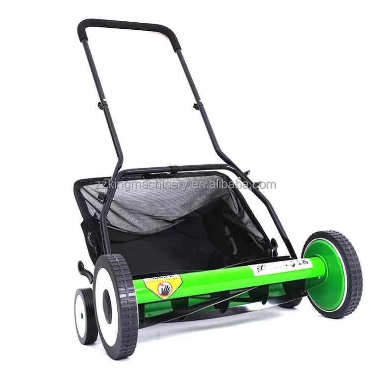 2 Wheels Hand Push Lawn Reel Mower / Motorless Manual Held Mower - Buy ...
