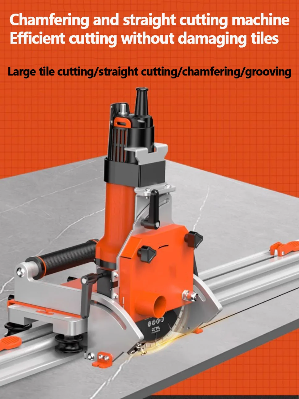 TB 45 Degree Angle Cutting Machine Electric Track Chamfering Ceramic ...