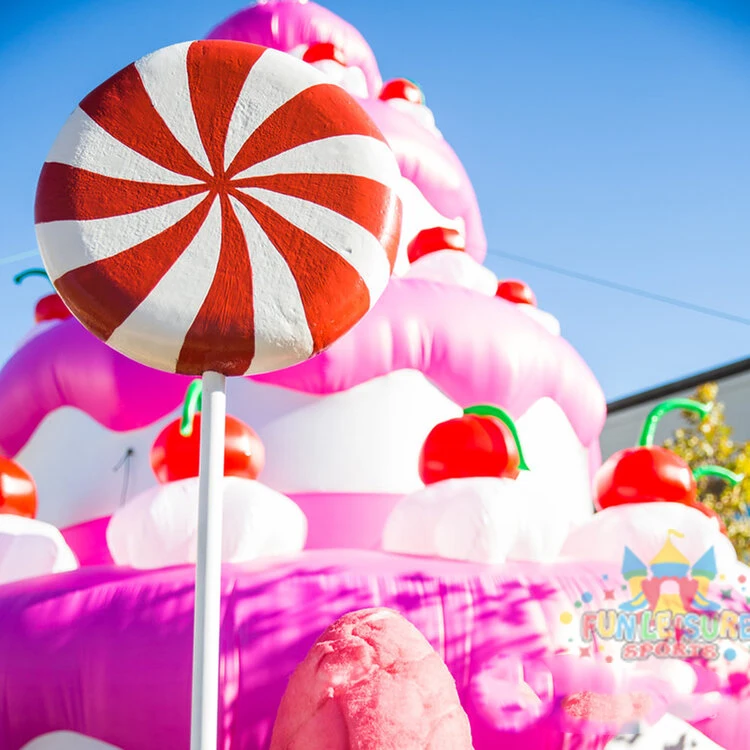 Giant Inflatable Cherry Cake - Perfect Birthday Decoration