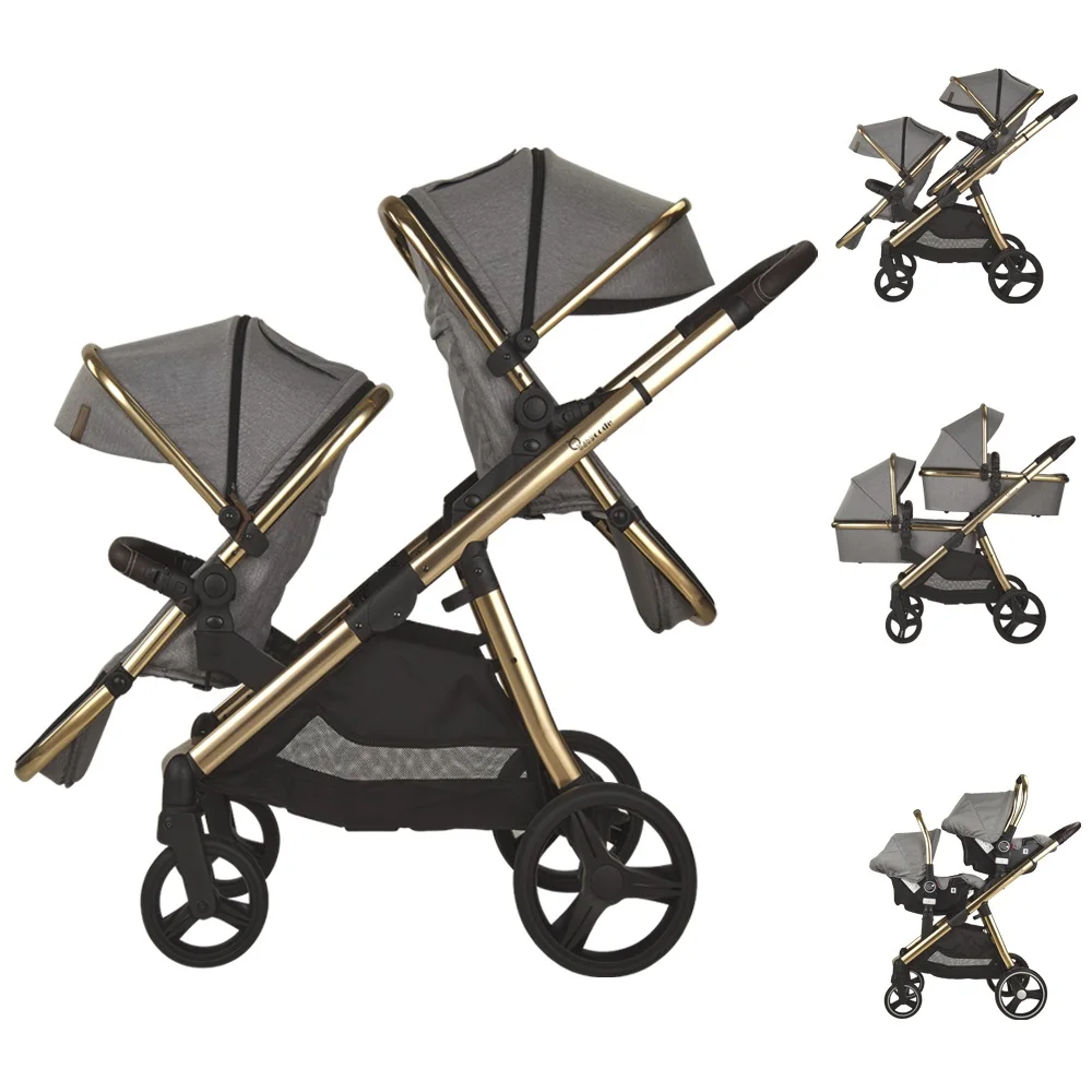 Baby Stroller 3 in 1 Customized Twins Baby Pram Factory Supplied Mama ...