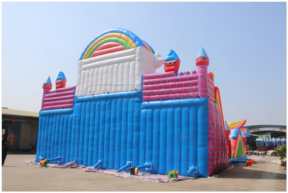 Lilytoys Newest Outdoor Big Amusement Park, Inflatable Fun Playground ...
