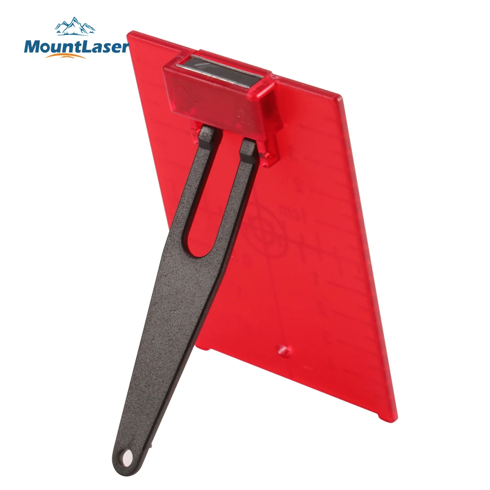 Magnetic Green or Red Laser Target Plate Card with Stand for Laser ...