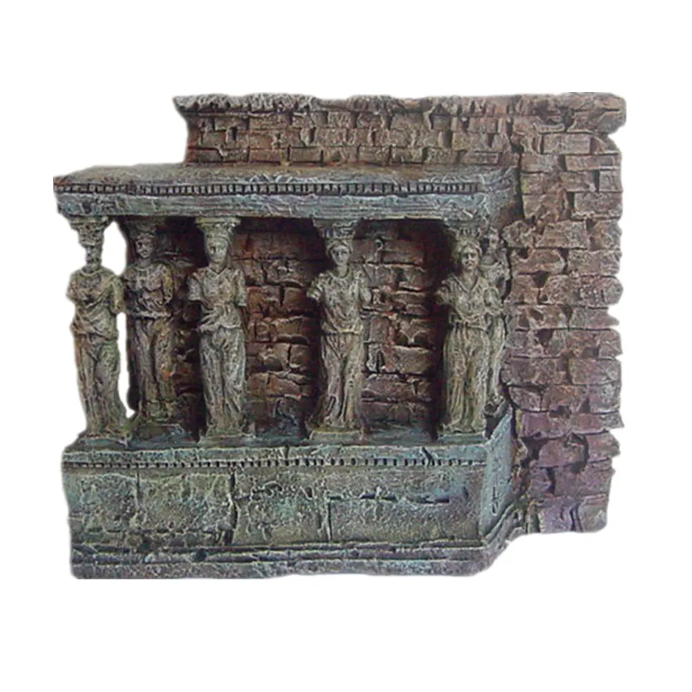 Ancient Egypt Citygate Sculpture In Resin Artificial Aquarium Home ...