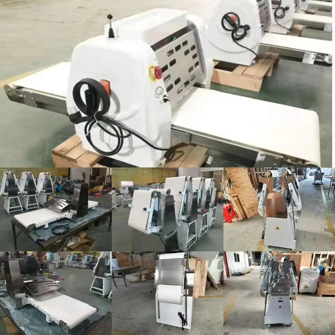 Commercial Croissant Dough Sheeter Machine Bakery Dough Sheeter Table ...