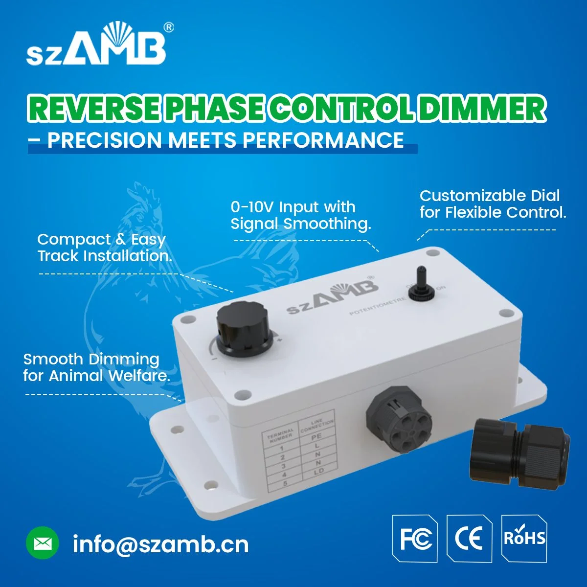 Dimmer 0 10v Manual Controller Led Dimmer Switch Poultry Light ...