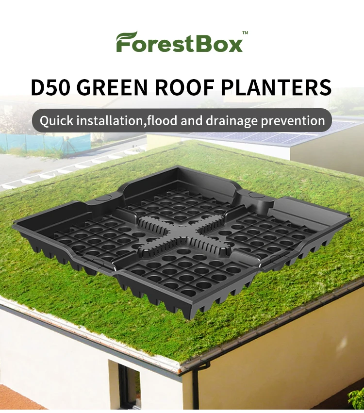 Green Roofs for a Green Environment - Easy to Assemble Trays