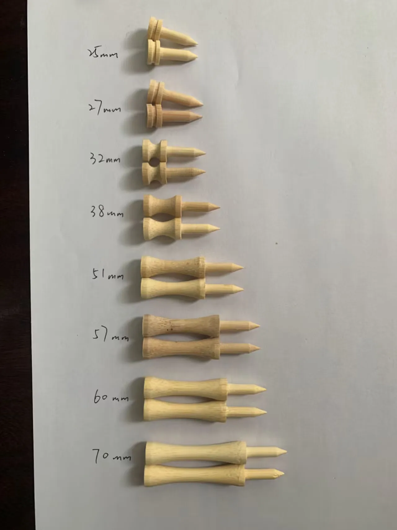 Durable Eco-Friendly Strong Sustainable Biodegradable Castle Golf Tees ...