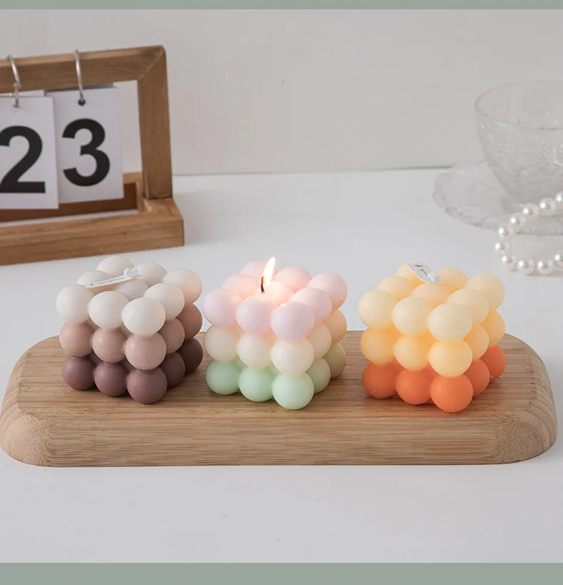 Factory Wholesale Cute Bubble Scented Candle Gift Girls Bedroom Ins ...