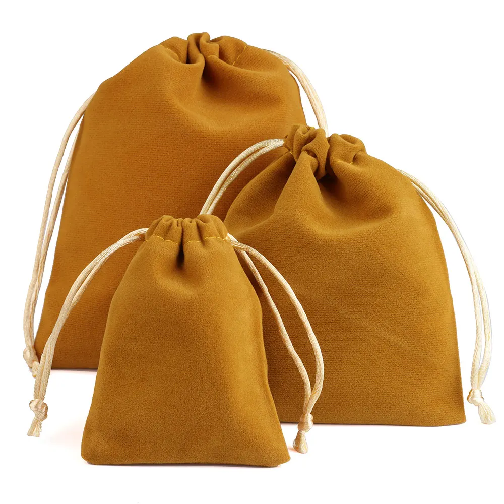 Wholesale Custom LOGO Velvet Pouch Packaging Drawstring