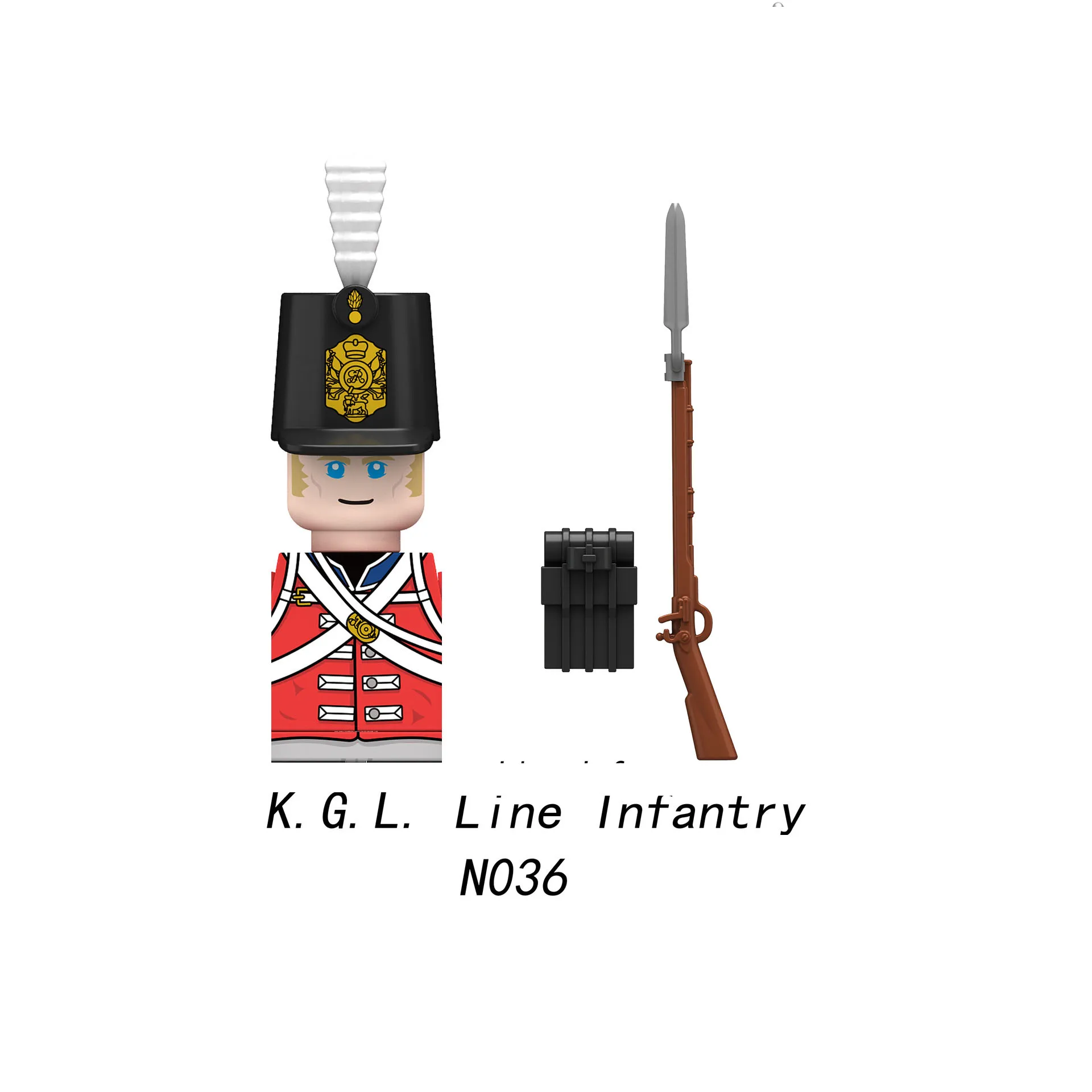 Moc Napoleonic Wars Soldiers Building Blocks French Artillery Russian ...