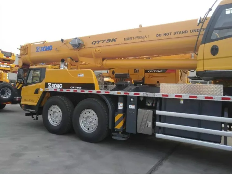 XCMG Official Manufacturer QY75K Telescopic Boom Crane Used 75 Ton ...