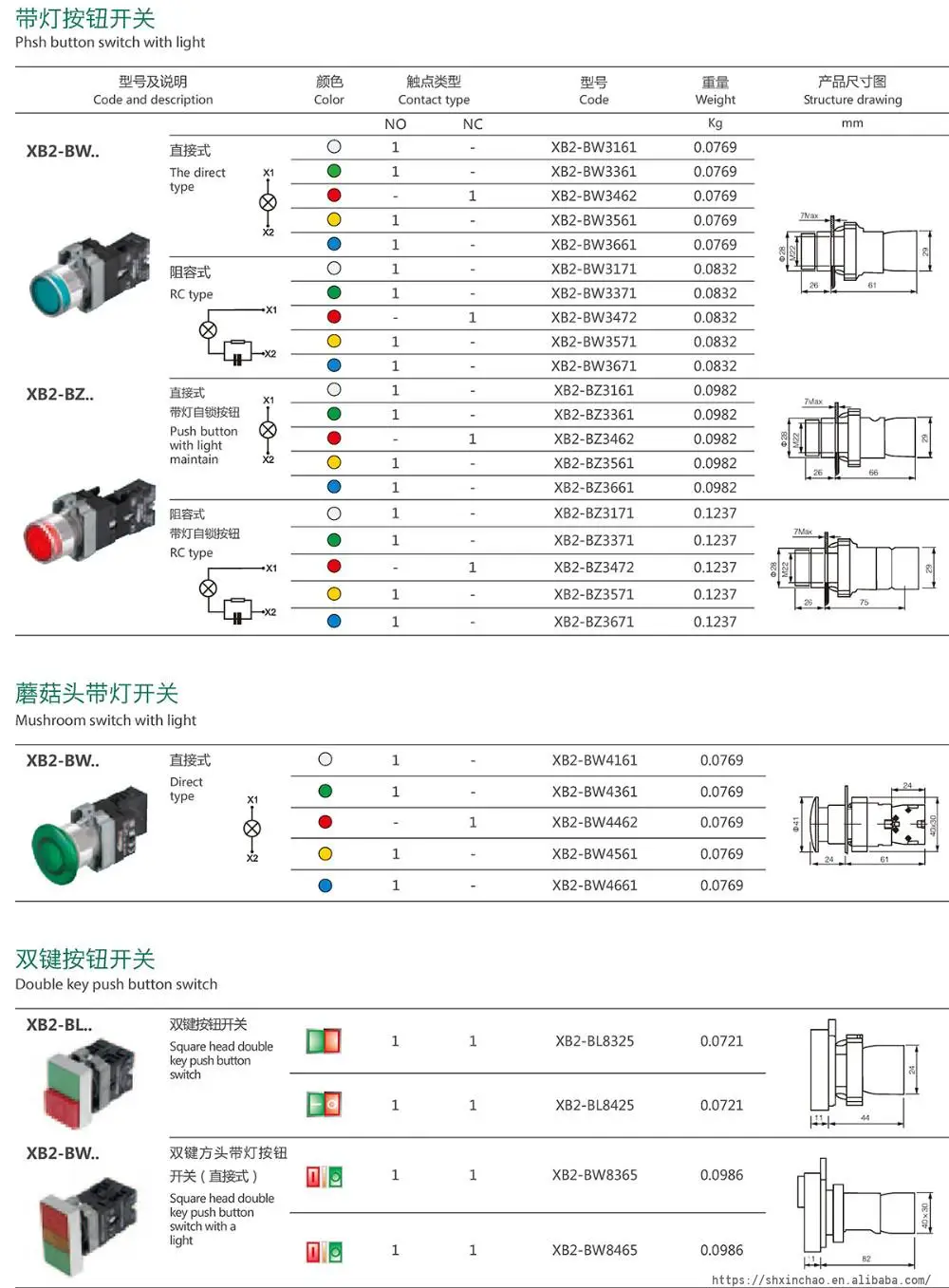 XB2 XB4 방수 IP65 푸시 버튼 스위치 1NO 1NC 22mm 헤드 부팅 금속 스위치 BP21 BP31 BP51BP61 BP42 BP35 BP45| Alibaba.com
