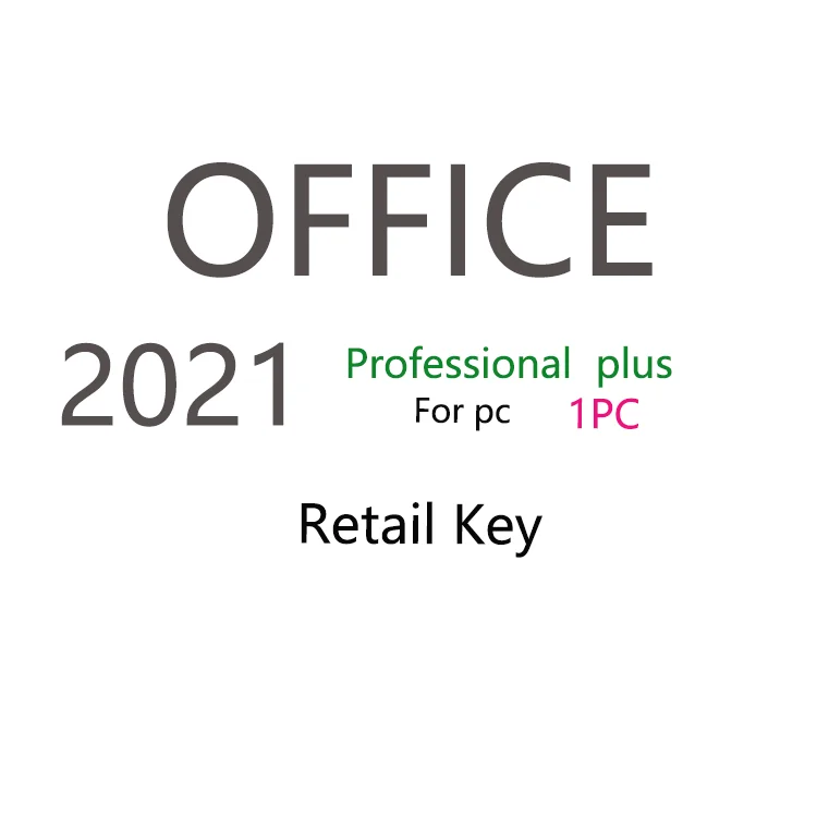Global Office 2021 Pro Plus Key 100% Online Activation Office 2021 Pro ...